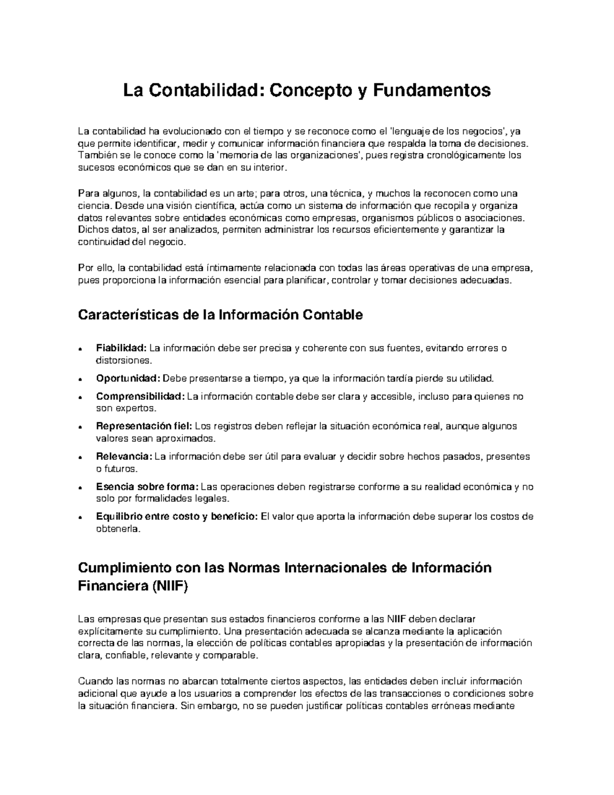 Contabilidad: Conceptos y Fundamentos Esenciales - Studocu