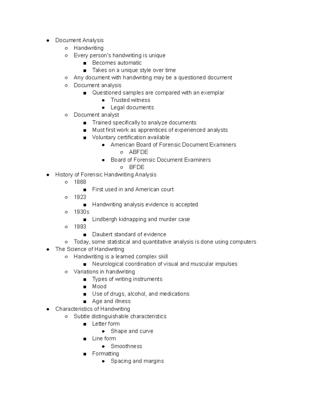 Forensic Handwriting Analysis & Counterfeiting: Key Concepts & Methods ...