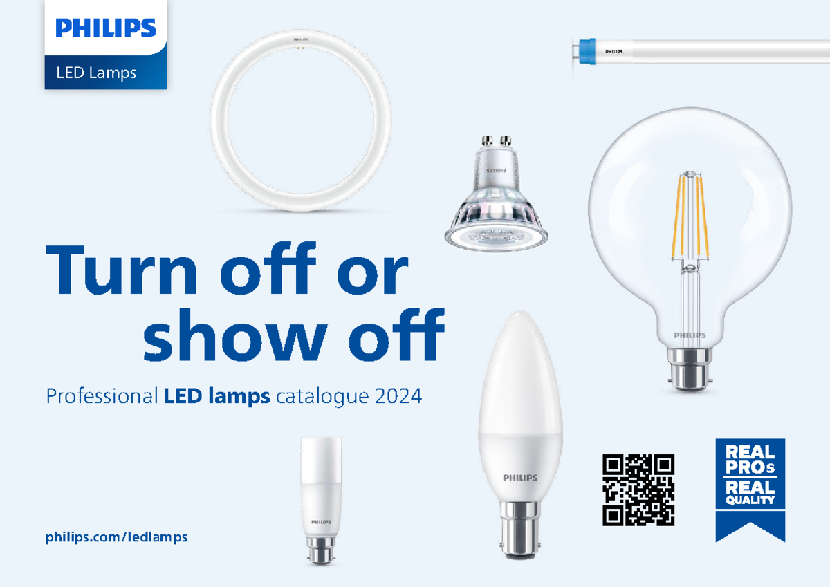 Philips Professional LED Lamps Catalogue 2024 - Studocu