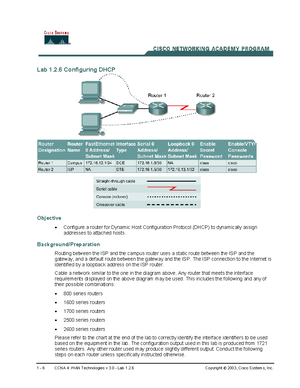 Week 9 Lab Activity Designing Simple Network Using Cisco Packet Tracer ...