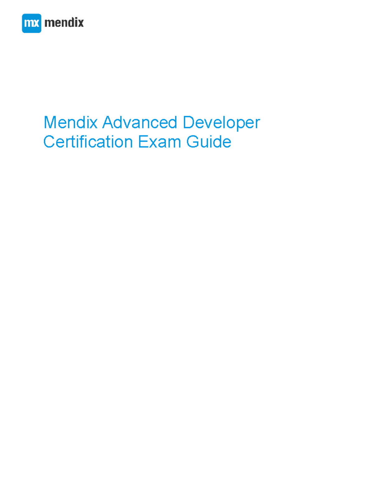 Mendix Advanced Developer Certification Exam Guide: Key Details & FAQs - Studocu