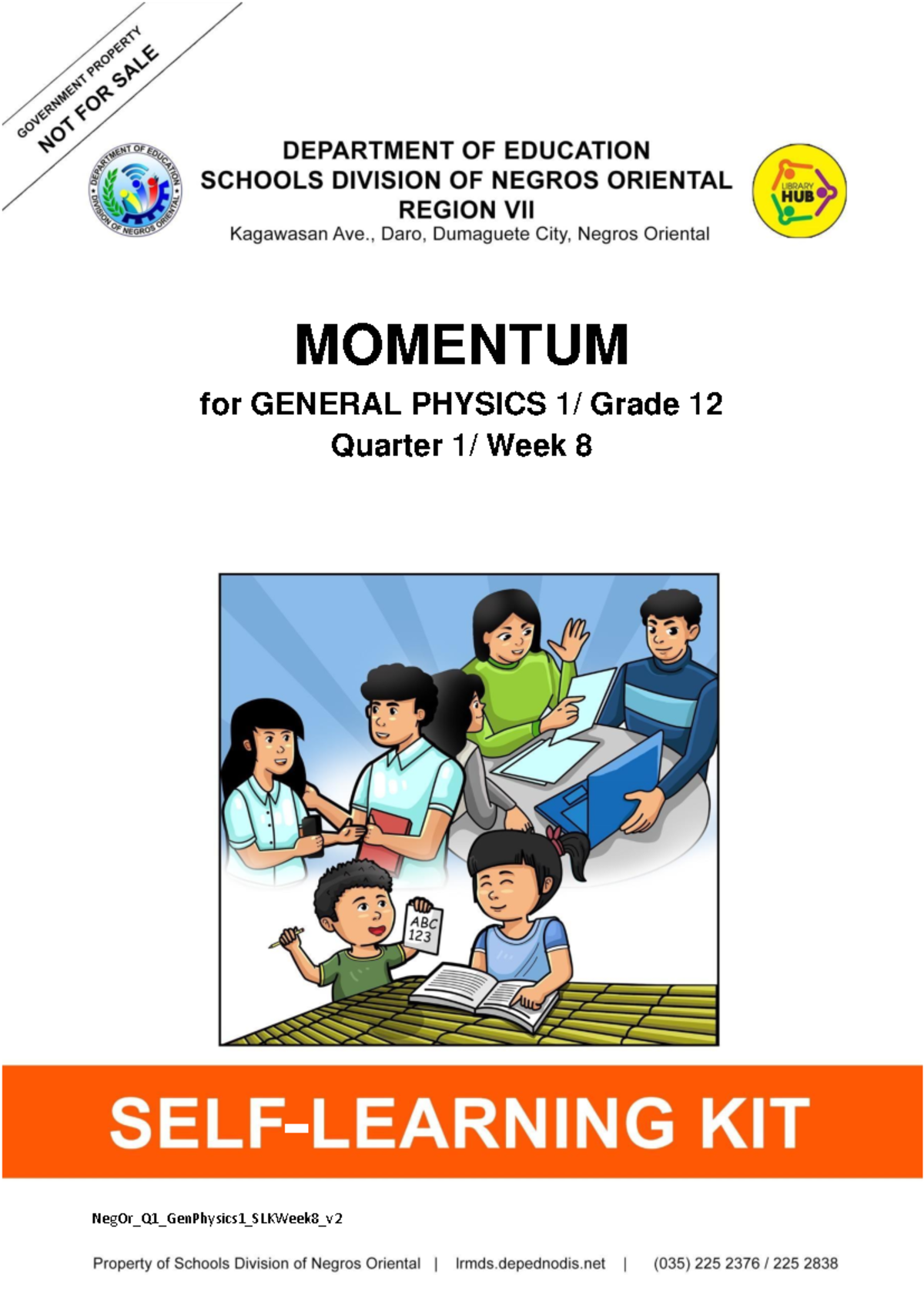 General Physics 1: Momentum & Impulse - Self-Learning Kit (Q1/W8) - Studocu