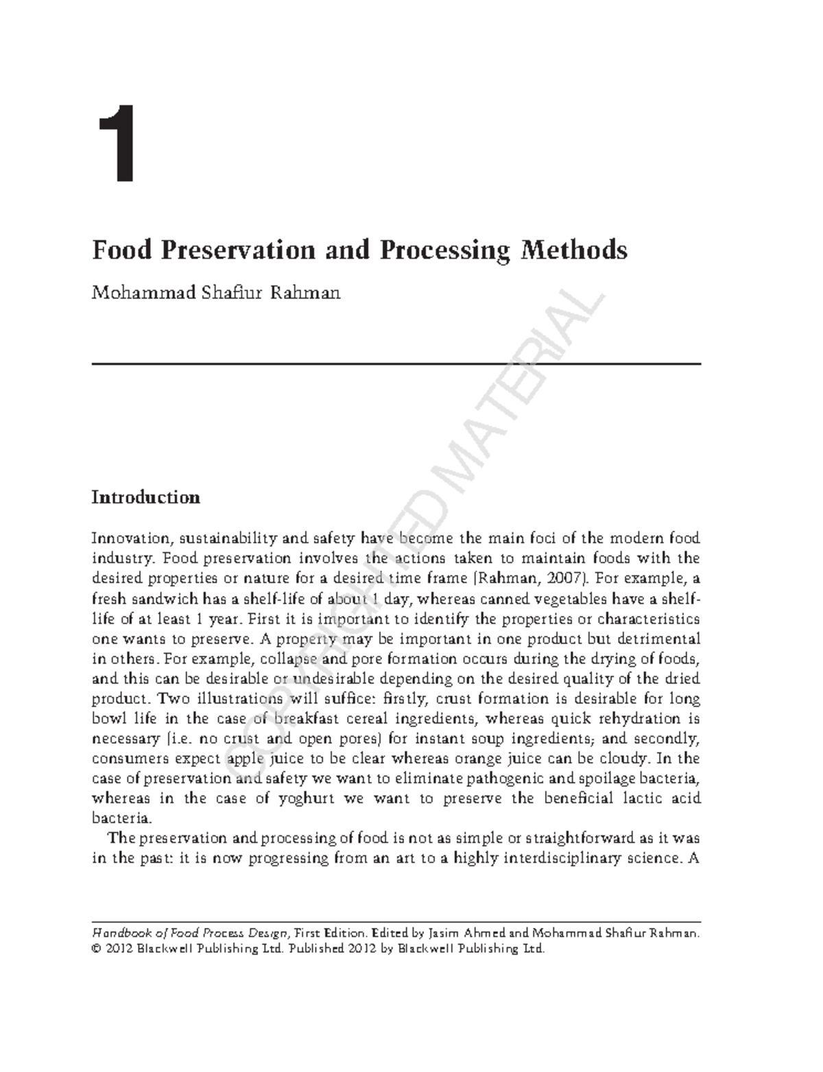 Food Preservation and Processing Methods: A Study Guide for MA - Studocu