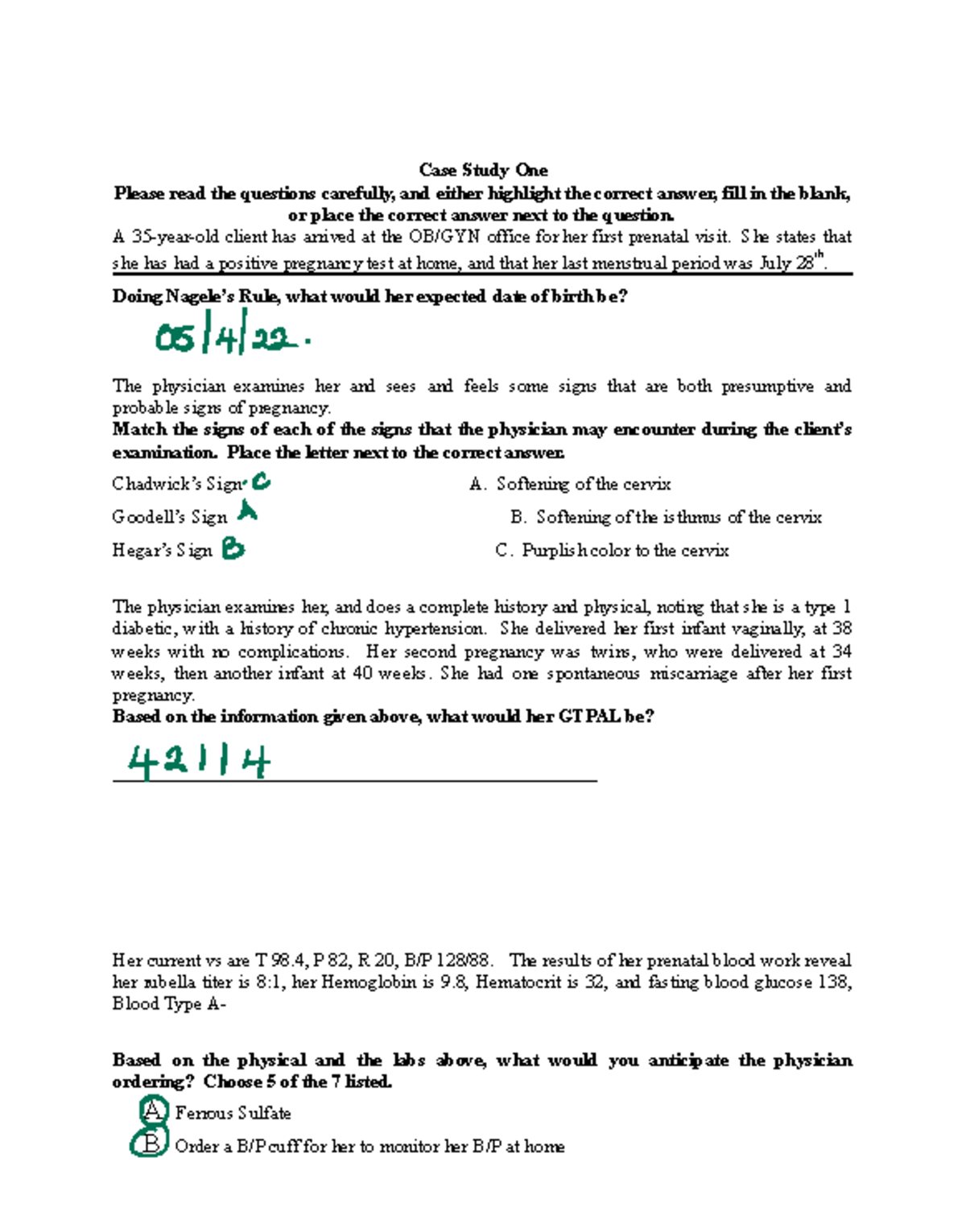 OB+Case+Study+One - good - Case Study One Please read the questions ...
