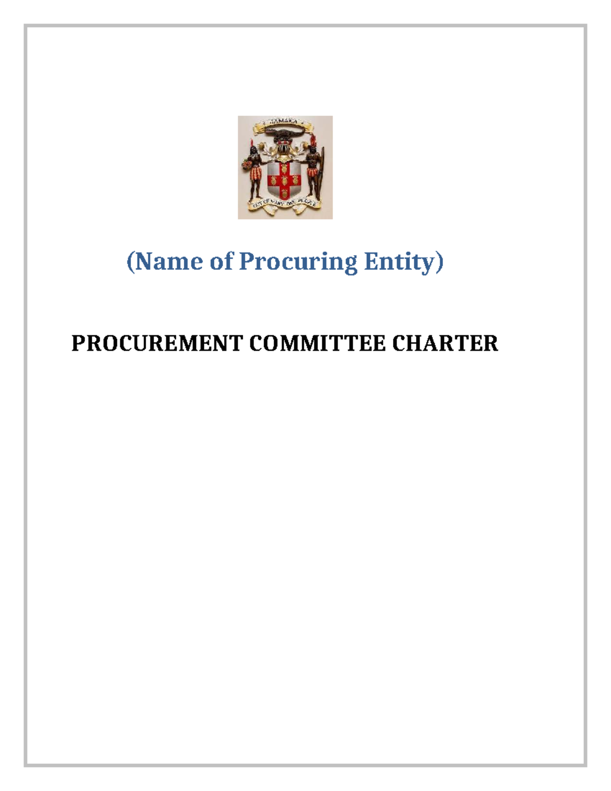 Procurement Committee Charter: Roles, Objectives & Responsibilities ...