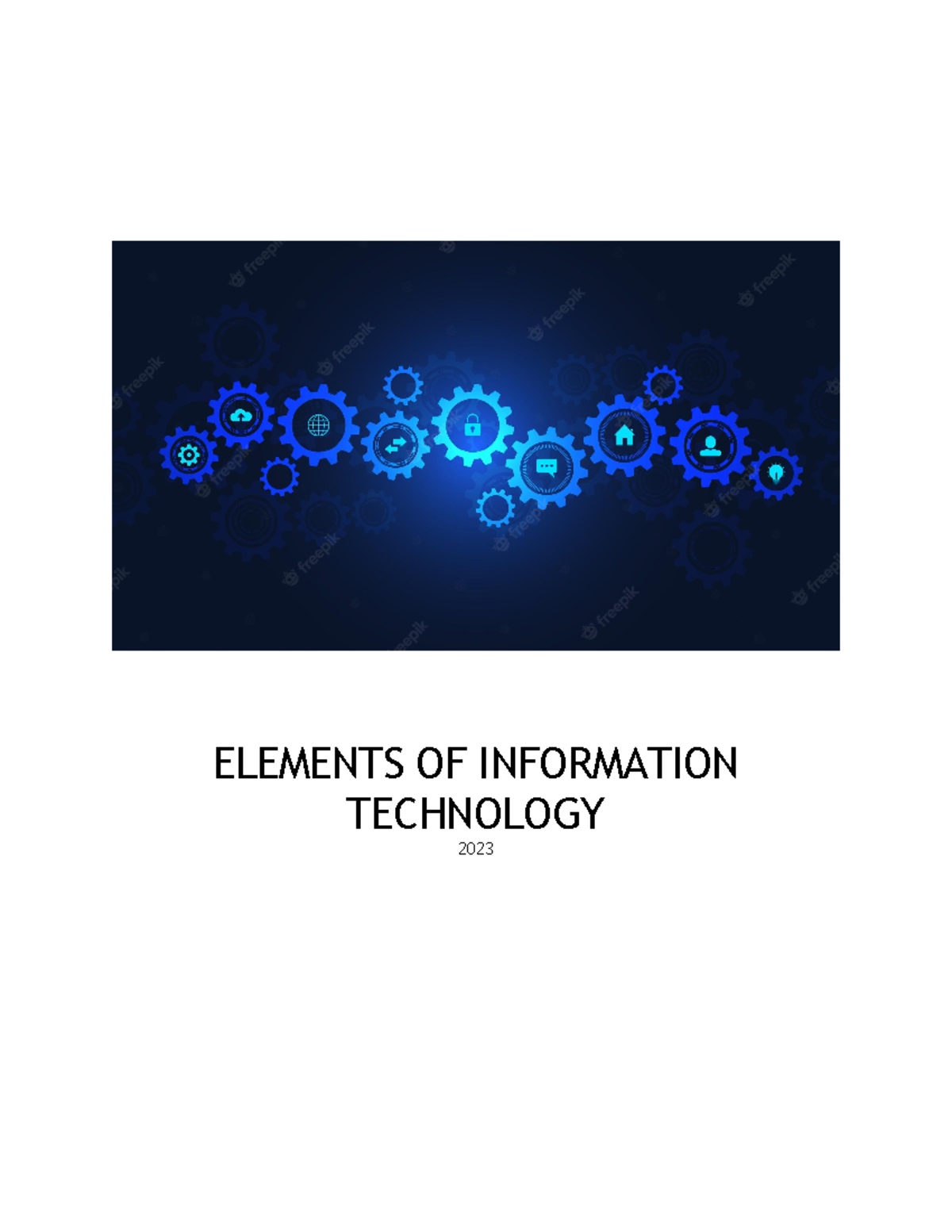 Elements of Information Technology - ELEMENTS OF INFORMATION TECHNOLOGY ...