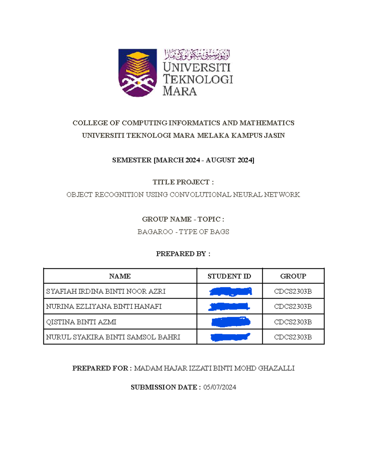 Final Report on Object Recognition Using CNN - CSC583 Group Project ...