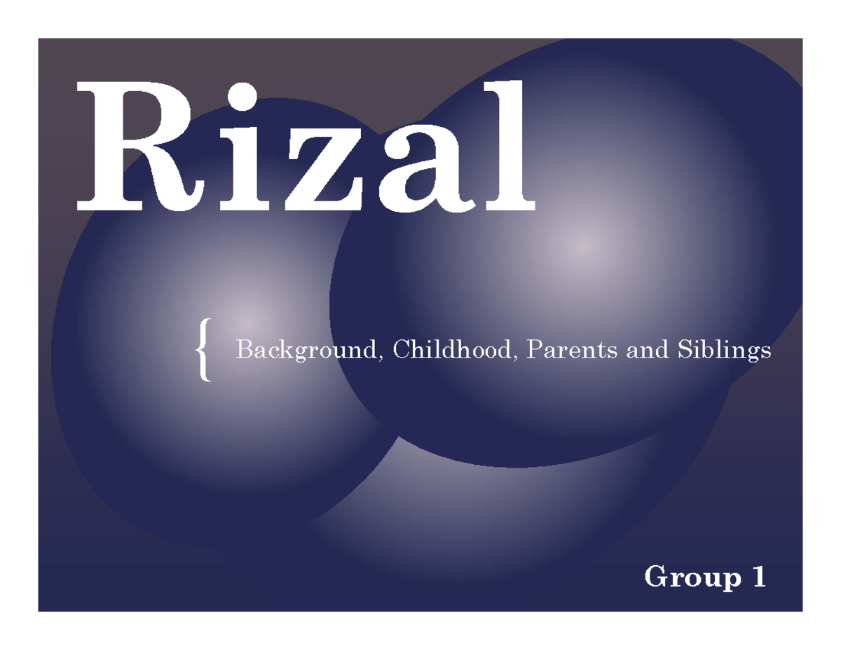 Rizals early life in calamba - { Background, Childhood, Parents and ...