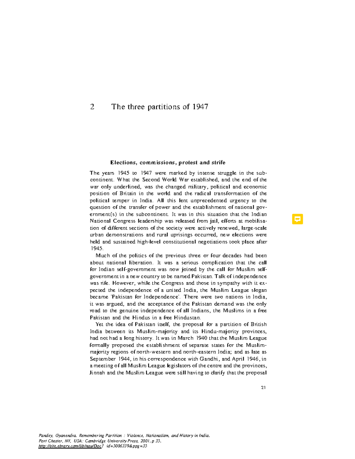 Gyan Pandey: The Three Partitions of 1947 - Elections, Protests, and ...