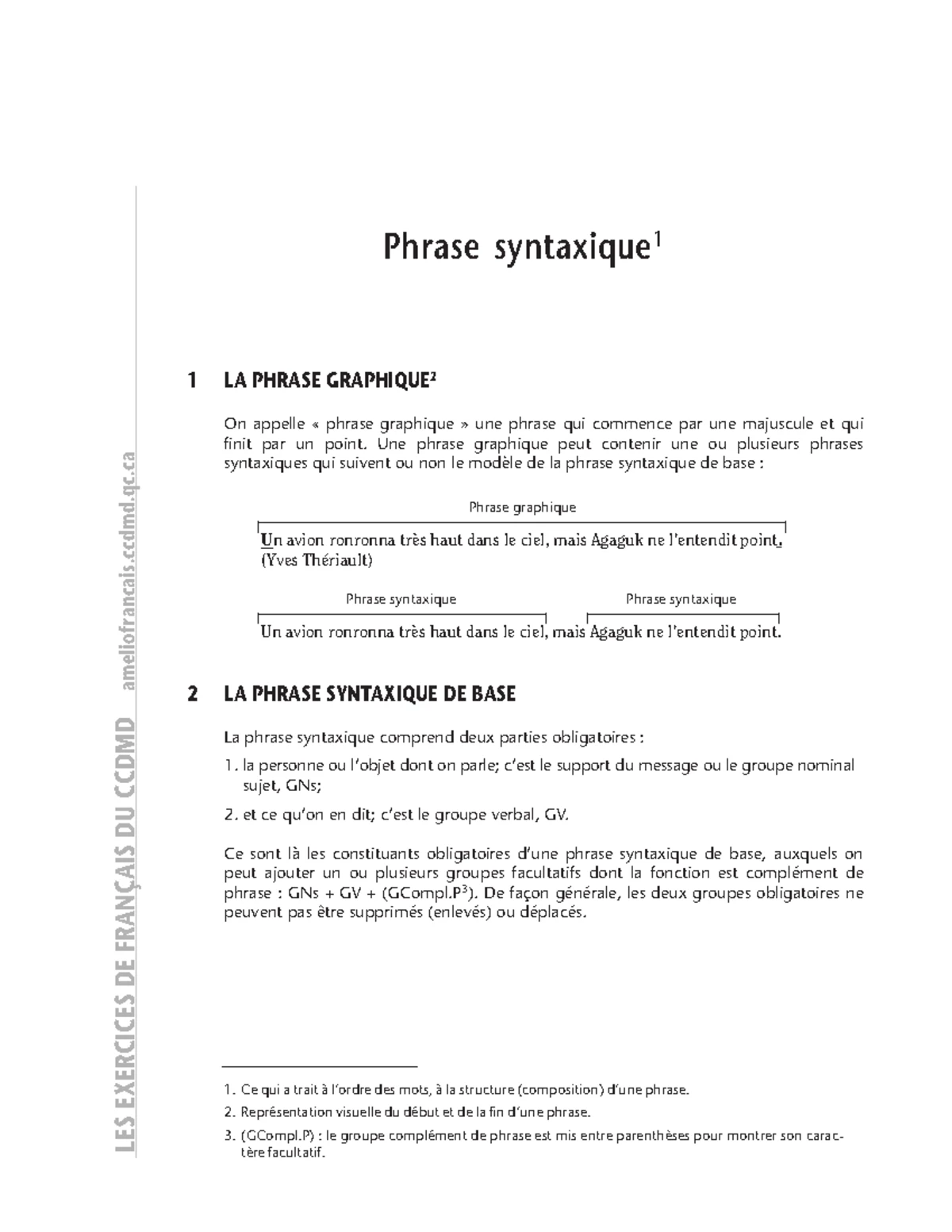 Corrigé des Exercices de Phrase Syntaxique (FR 101) - Studocu