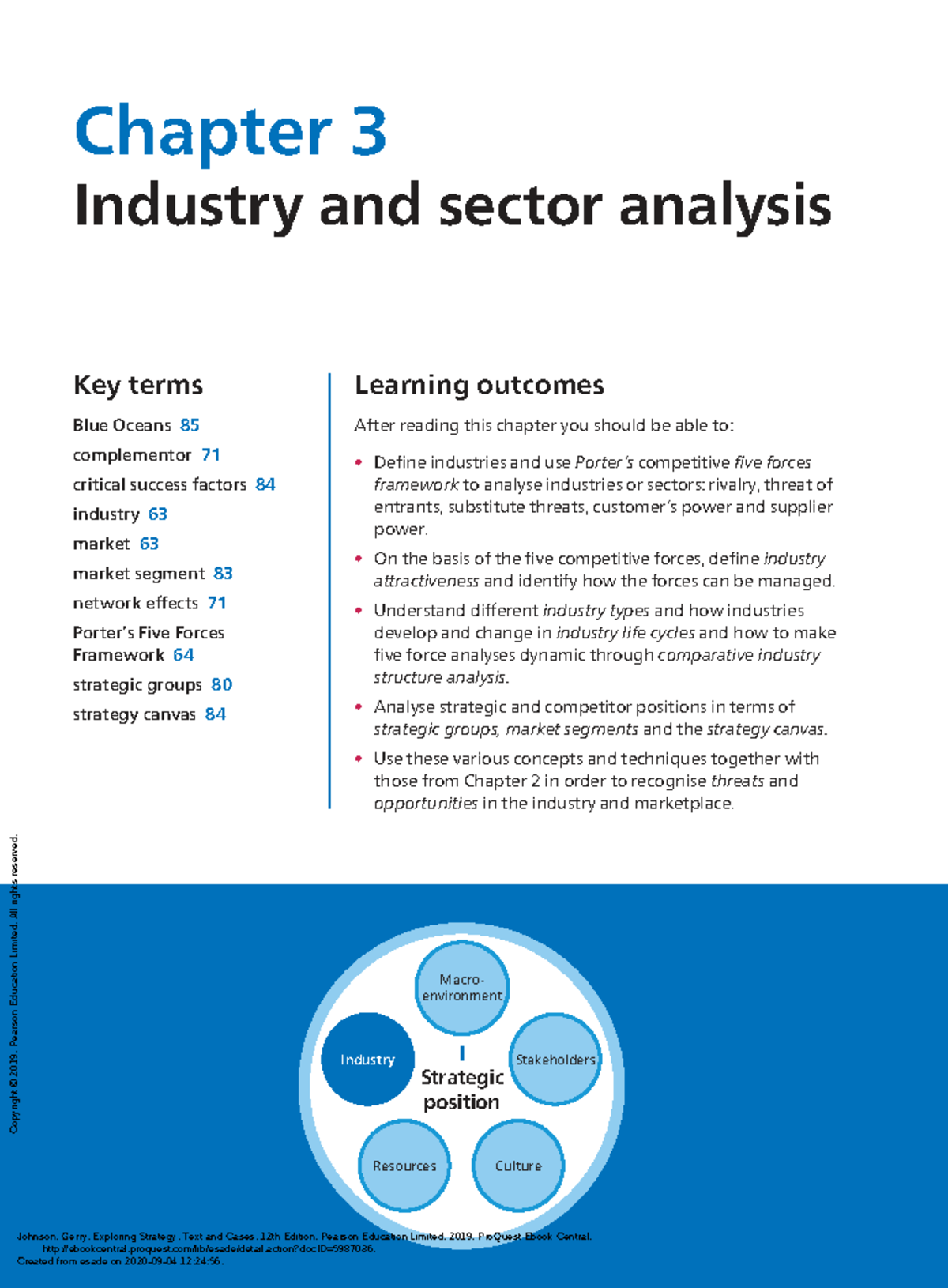 Chapter 3: Industry and Sector Analysis - Key Concepts and Frameworks ...