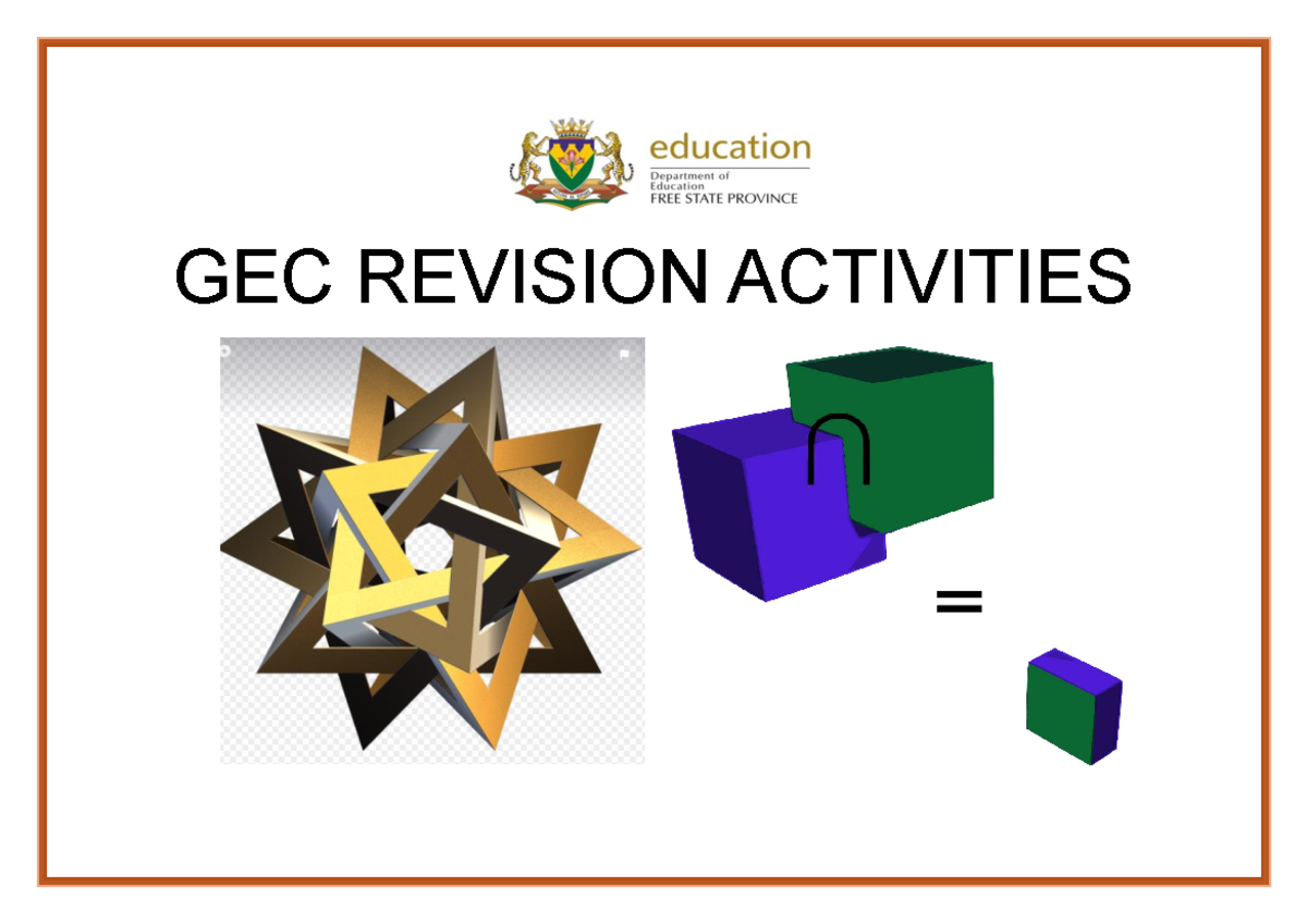 2024 GEC Revision PACK: Grade 9 Mathematics Concepts and Rules - Studocu