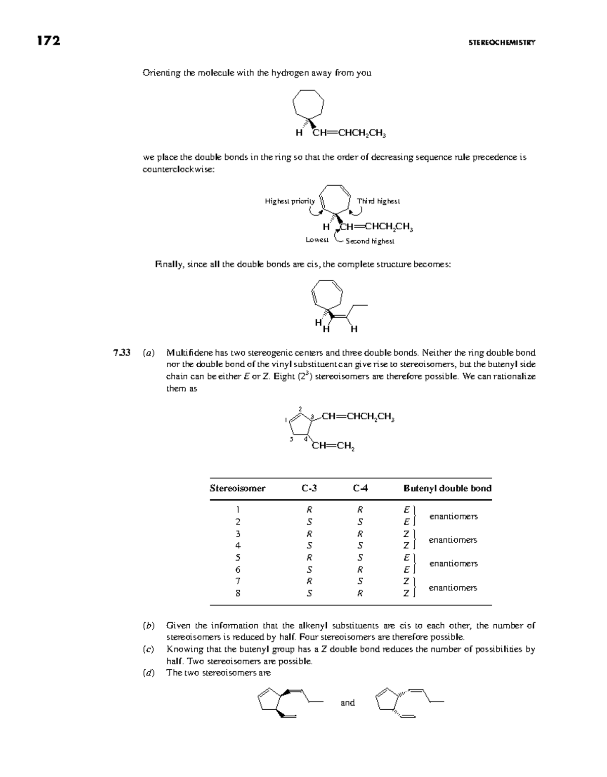172 Organic Chemistry: Stereochemistry and Stereoisomers Analysis - Studocu