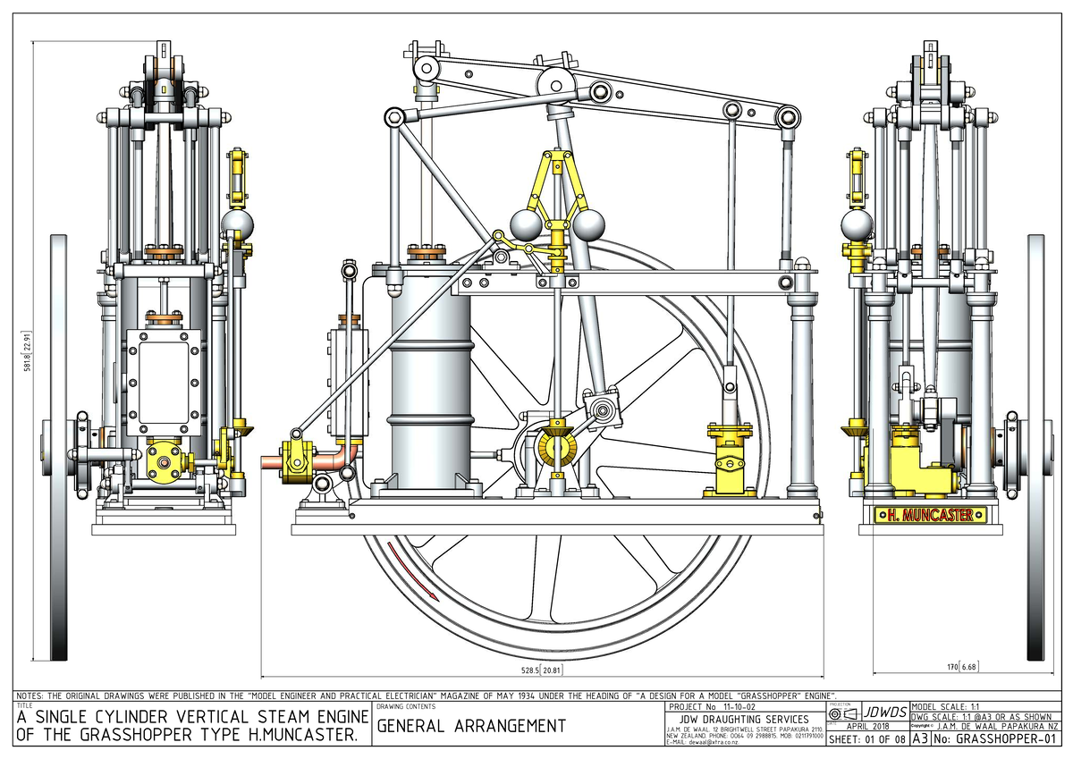 581.8 A Single Cylinder Vertical Steam Engine Design Notes - Studocu