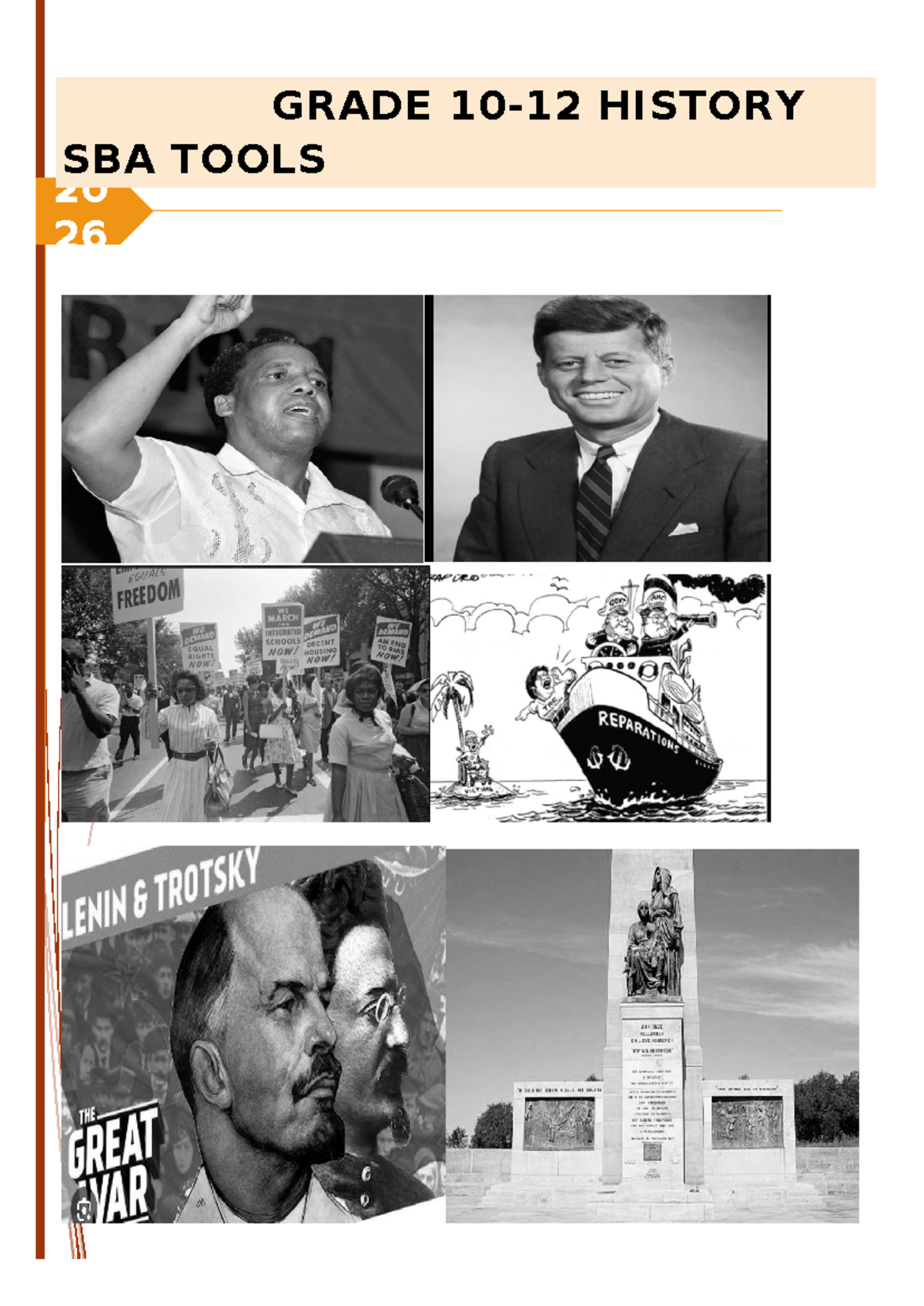 History 2026 SBA Tool: Cognitive Levels & Historical Skills Guide - Studocu