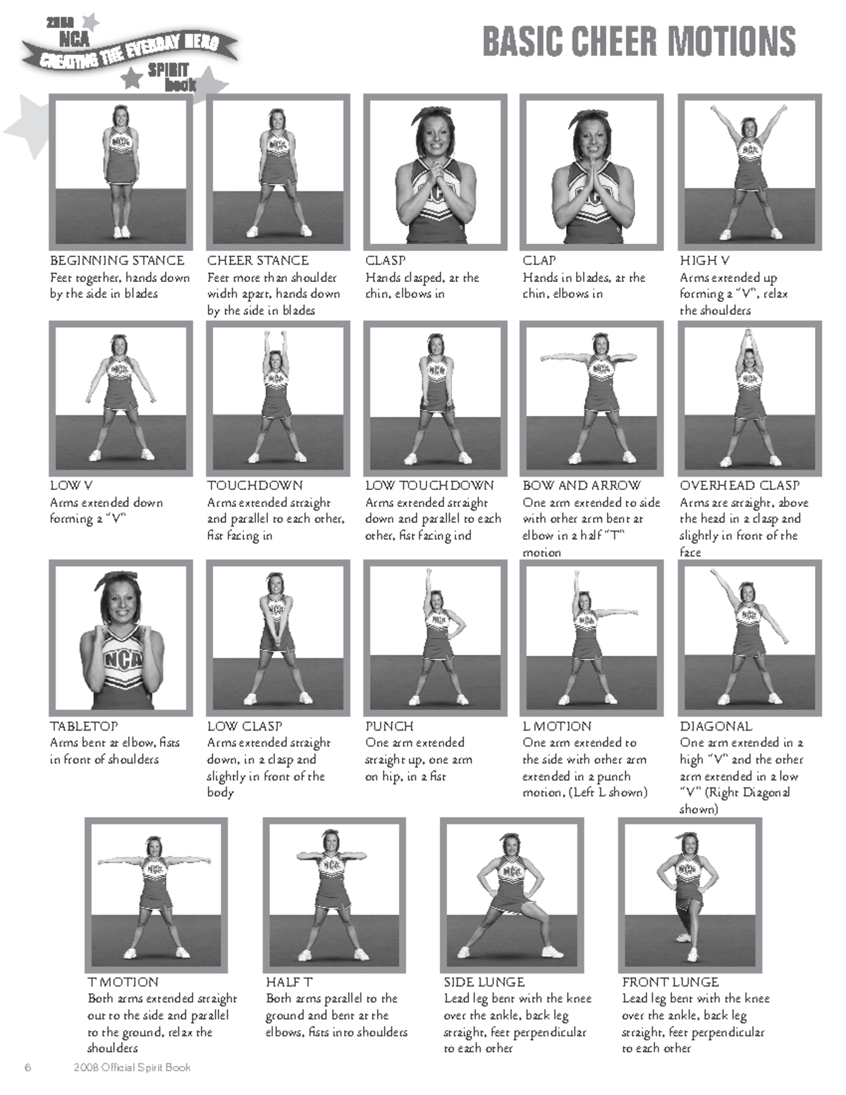 Cheer Motions Guide: Essential Techniques for Spirit Team Success - Studocu
