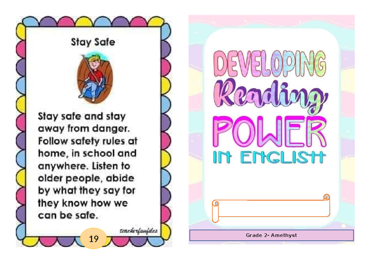 English- Reading- Booklet - AB Language - Grade 2- Amethyst - Studocu
