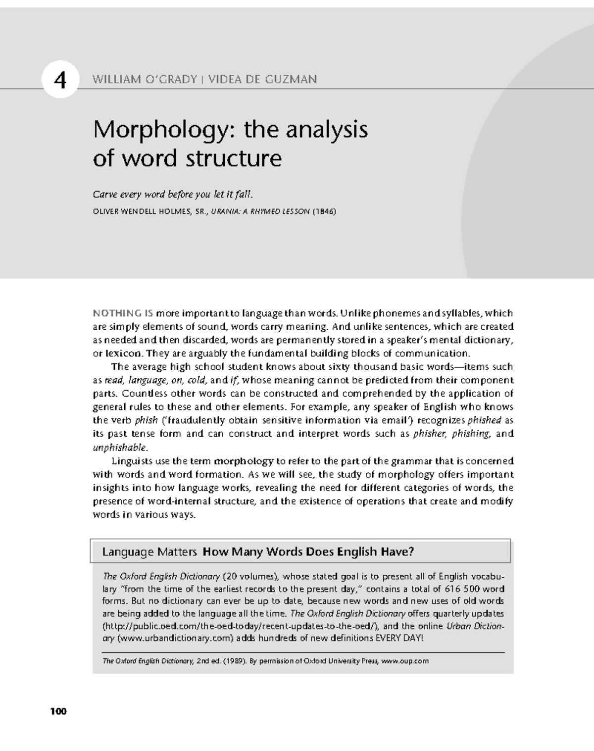 Morphology (LING 101): Understanding Word Structure and Formation - Studocu