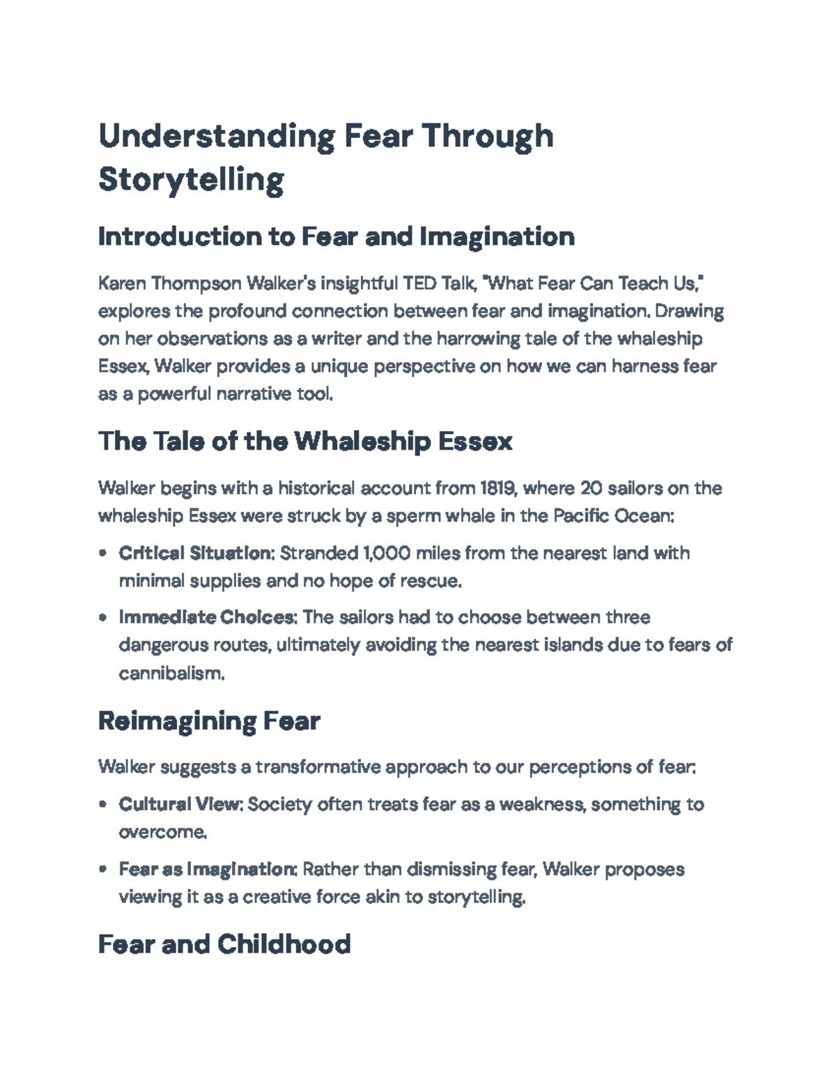 ENG 205: Fear and Storytelling Insights from Karen Thompson Walker ...
