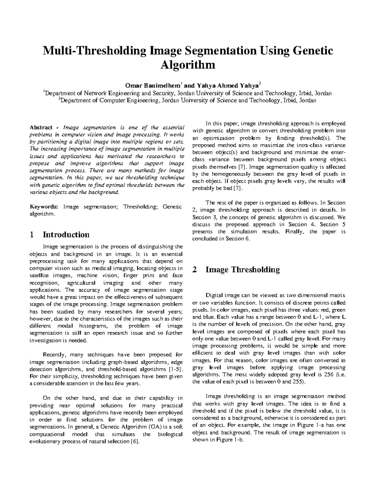 Image Thresholding Using Genetic Algorithm: A Study on Segmentation ...