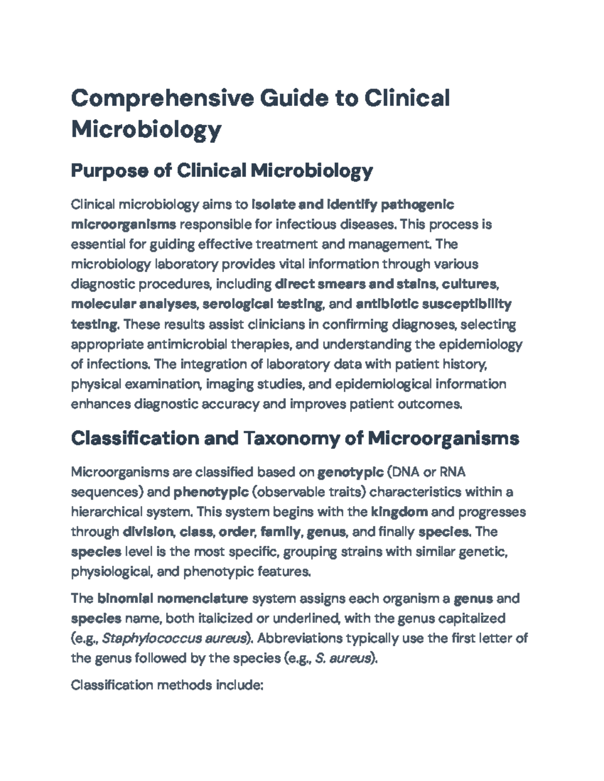 Comprehensive Overview of Bacterial Pathogenicity and Metabolism ...