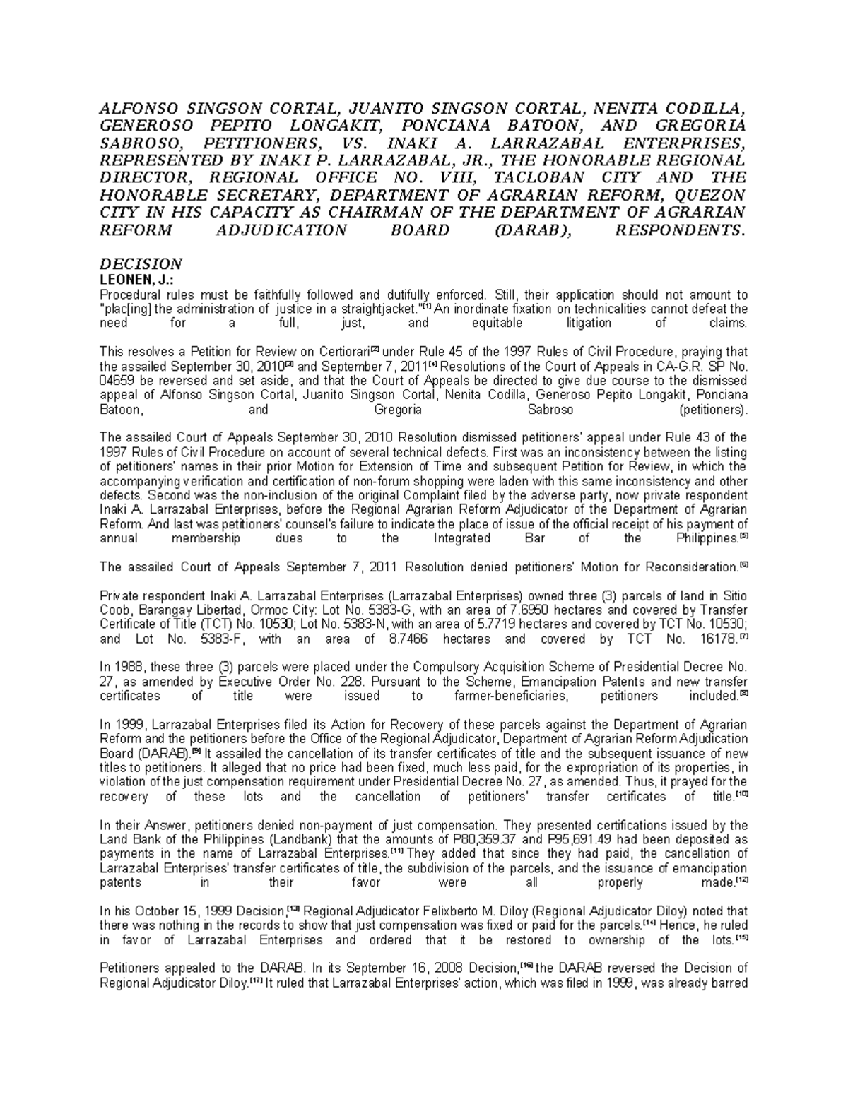 Petition for Review on Certiorari: Case Analysis (Rule 43) - Studocu