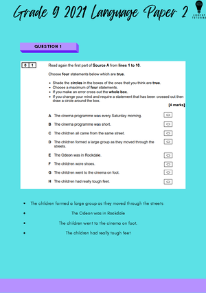 AQA GCSE English Language (8700) Nov 2018 Paper 2 Model Answers - Studocu
