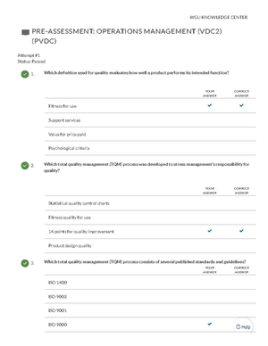 Chapter 10 - PDF Notes - Operations Management Seventh Edition R. Dan ...