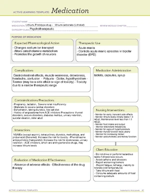 Ibuprofen - ACTIVE LEARNING TEMPLATE: - ACTIVE LEARNING TEMPLATES ...