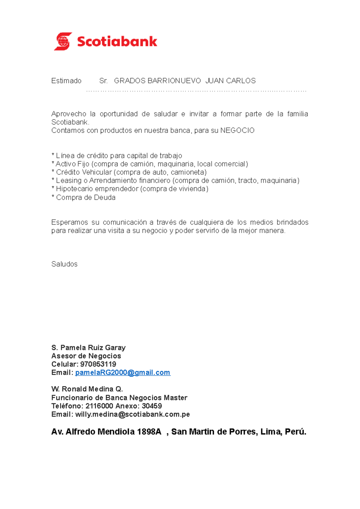Invitación a Unirse a Scotiabank - SP-8 - Studocu