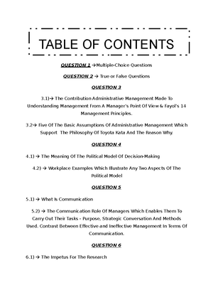 [Solved] Explain two ways Tshepos leadership team can use the Managerial - Management II (MAN201 ...