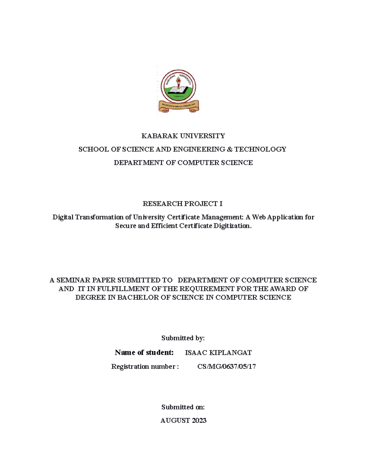 Digital Transformation of University Certificate Management: A Research ...