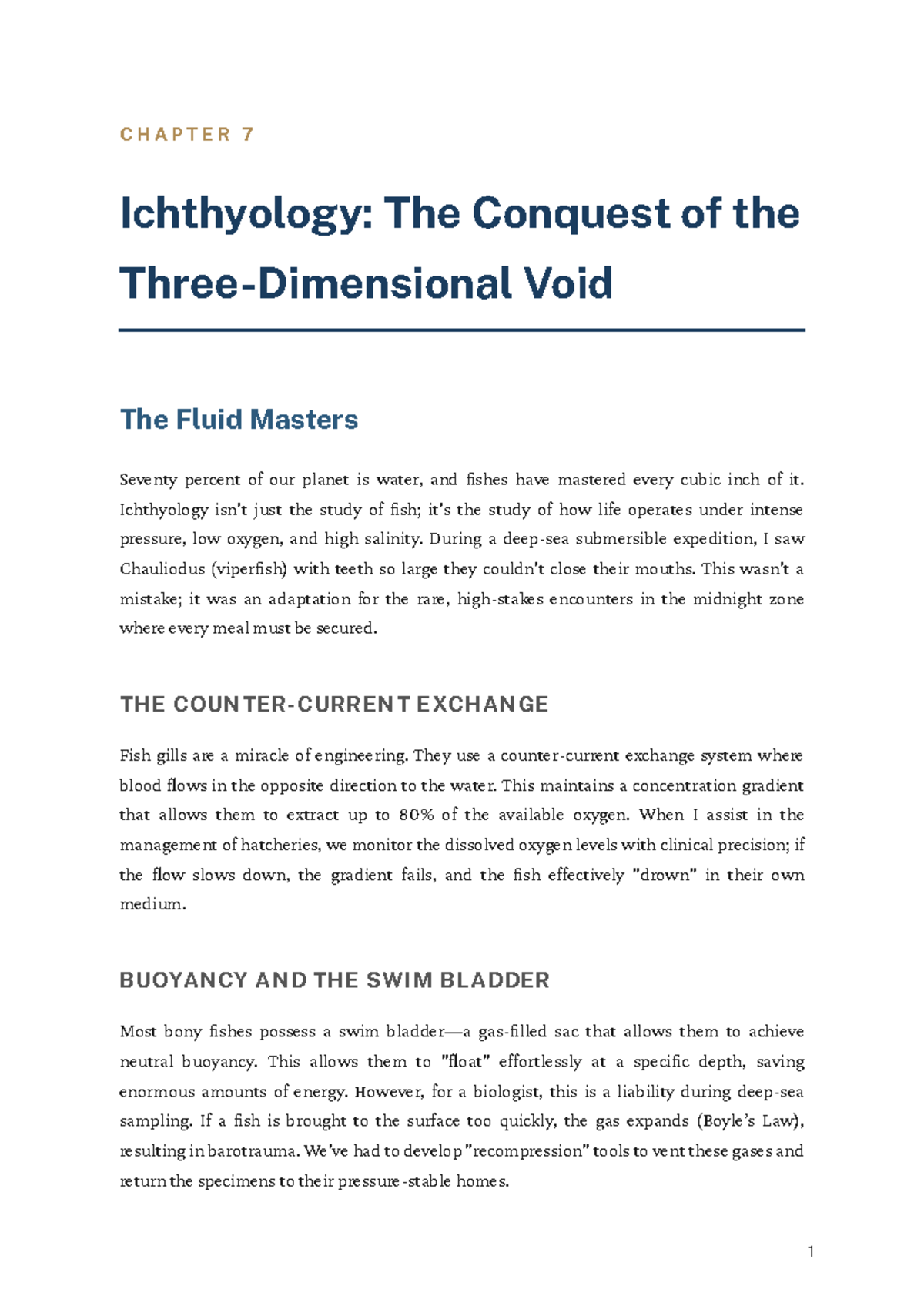 CHAPTER 7: Ichthyology and the Mastery of Aquatic Life - Studocu