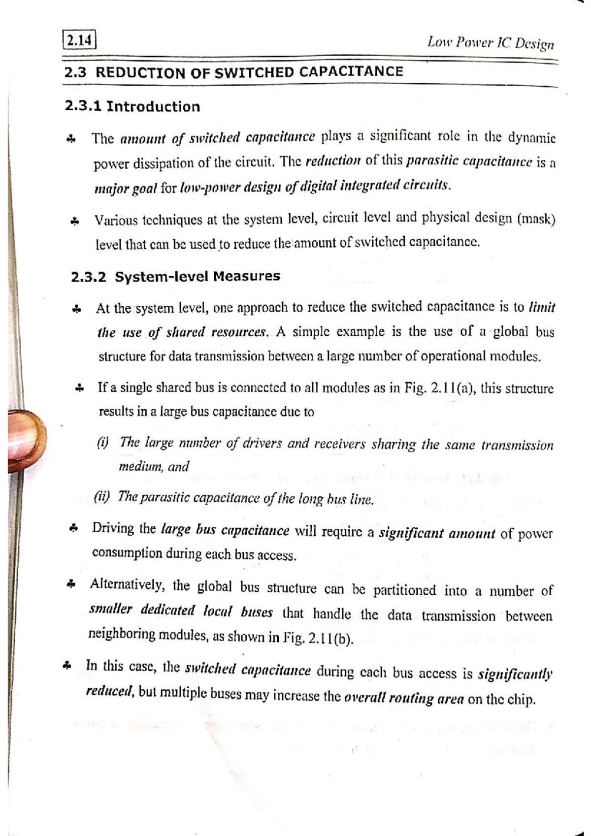 Low Power IC Design: Techniques for Switched Capacitance Reduction ...