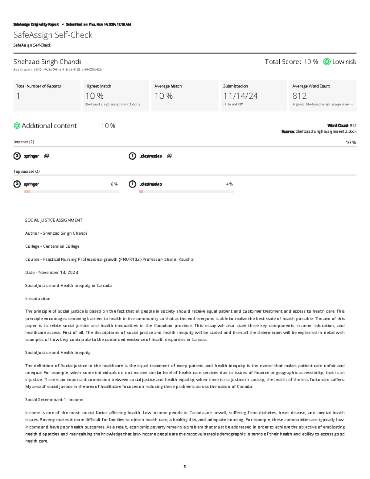 SA Originality Report Print e9dbc096-fa14-3ceb-9182-be640278 e42b - 1 ...