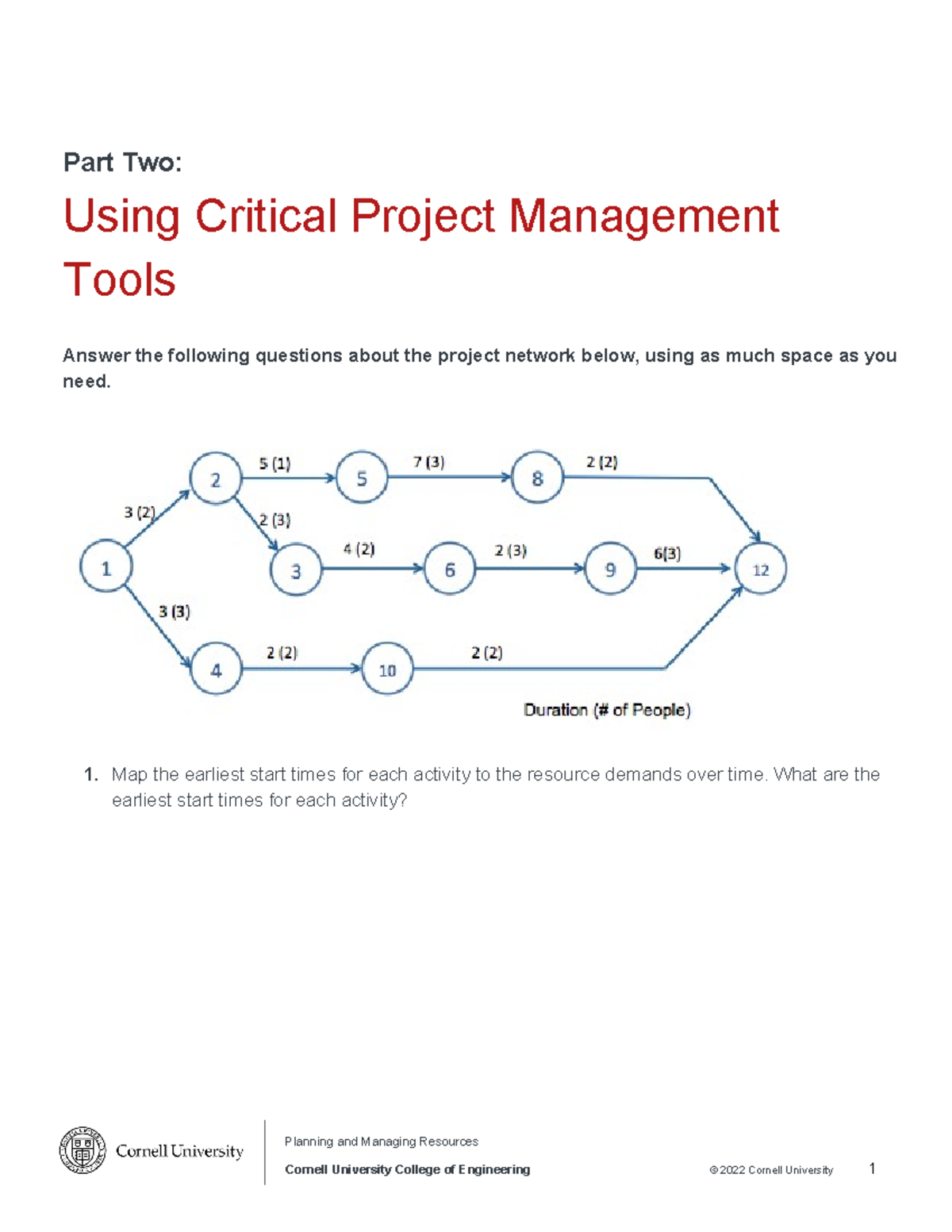 Cepm502 Course Project: Critical Project Management Tools Analysis - Studocu