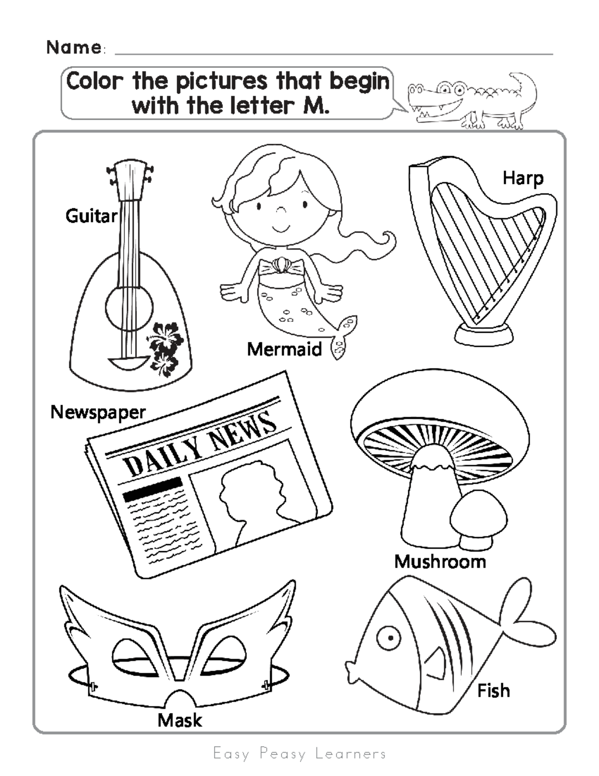 Letter Mm Worksheets - Kindergarten Activities - Studocu