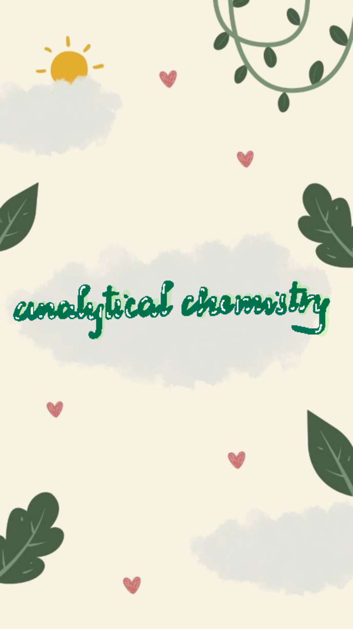 Analytical Chemistry Chem 101 Chapter 1 Introduction To Analytical