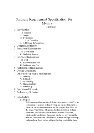 SRS Sample (CSE320) - SRS DOCUMENT Title: AI Driven Metaverse Music Art ...