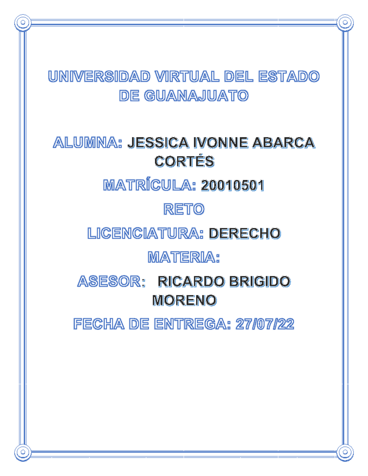 Abarca Jessica U3 R3 - tarea derecho mercantil - Buenas noches ...