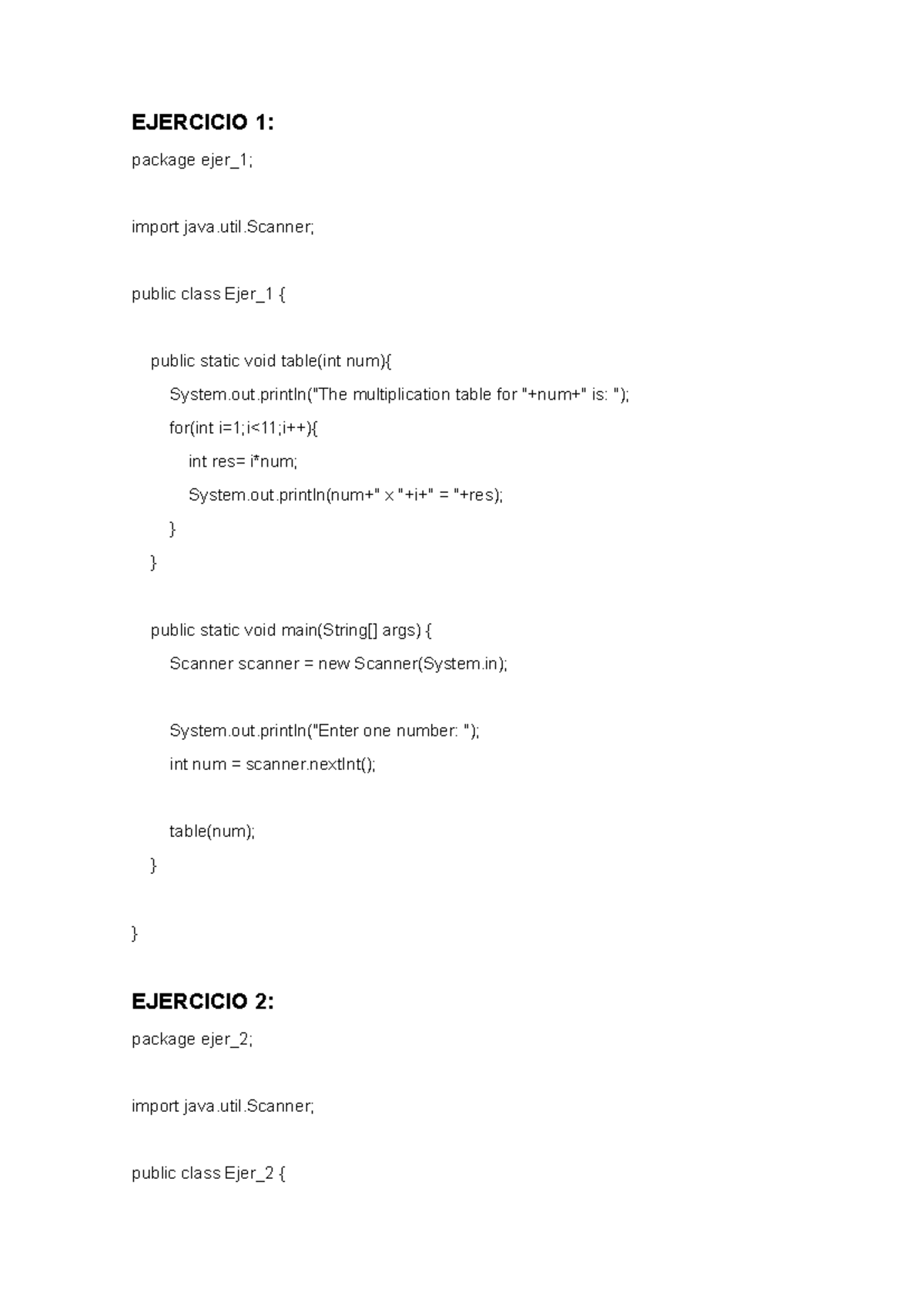 Taller 1 - Ejercicios de Programación en Java (EJERCICIO 1-5) - Studocu