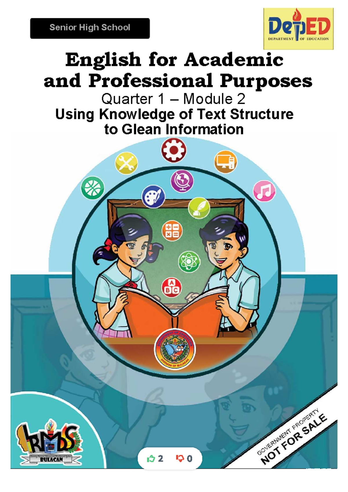 EAPP Module 2: Understanding Text Structure for Information Gleaning ...