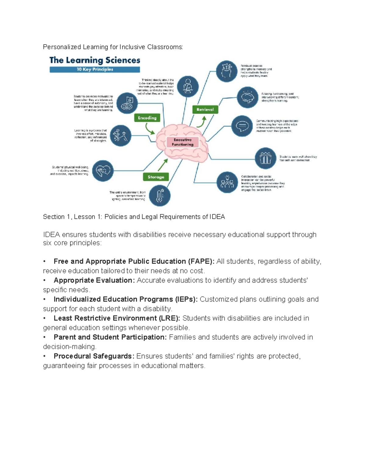 Personalized Learning for Inclusive Classrooms: Policies & Legal ...