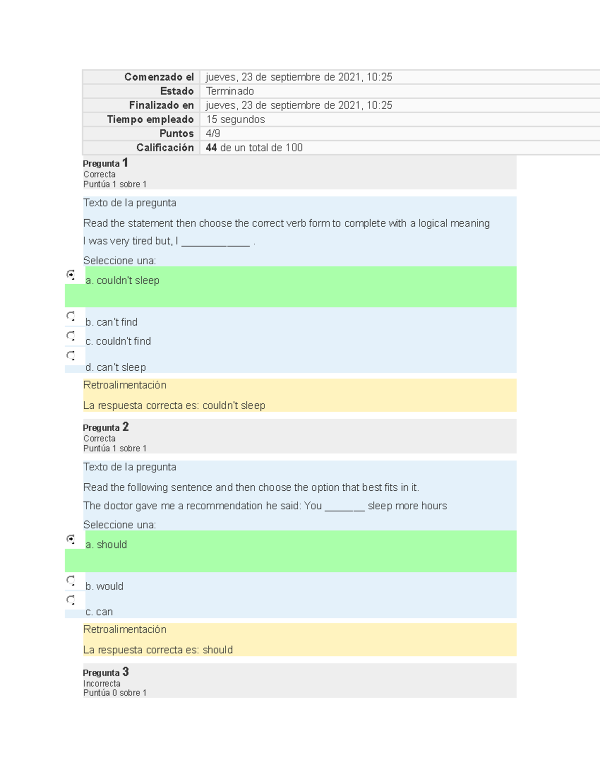 Assignment 7 Questionnaire U4 examen unidad 3 idioma extrajero ...