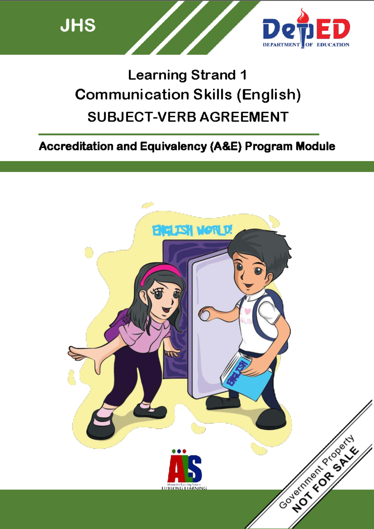 Final Exam LS1ENG: Mastering Subject-Verb Agreement in English - Studocu