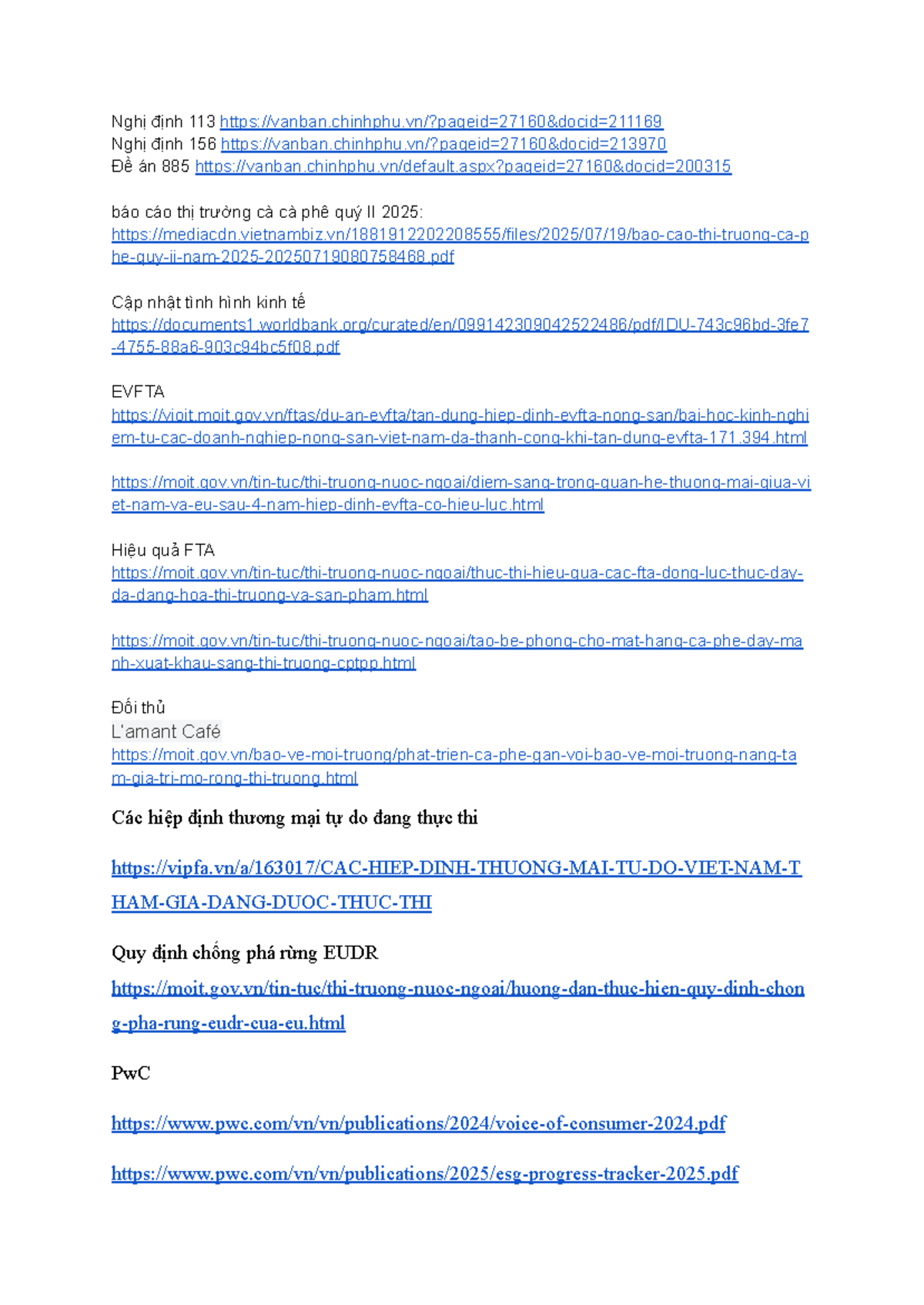 Báo cáo Thị Trường Cà Phê Quý II 2025 - HK251 - Studocu