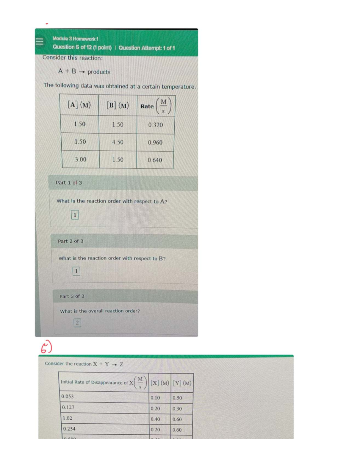 Chem2 Module 3 Homework: Rate Expressions & Reaction Orders - Studocu