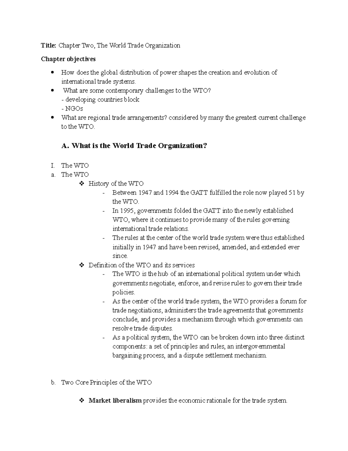 Hegemony, Regional Trade Agreements, and the WTO: Challenges Ahead ...