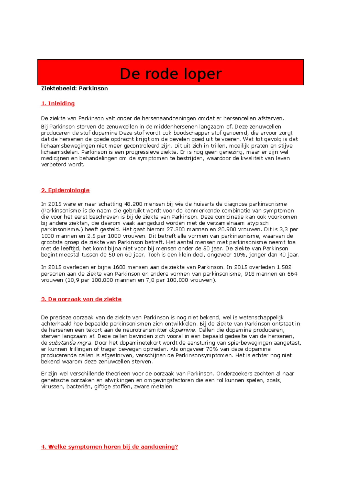 De rode loper ICVA compleet zonder cliënt - De rode loper Ziektebeeld ...