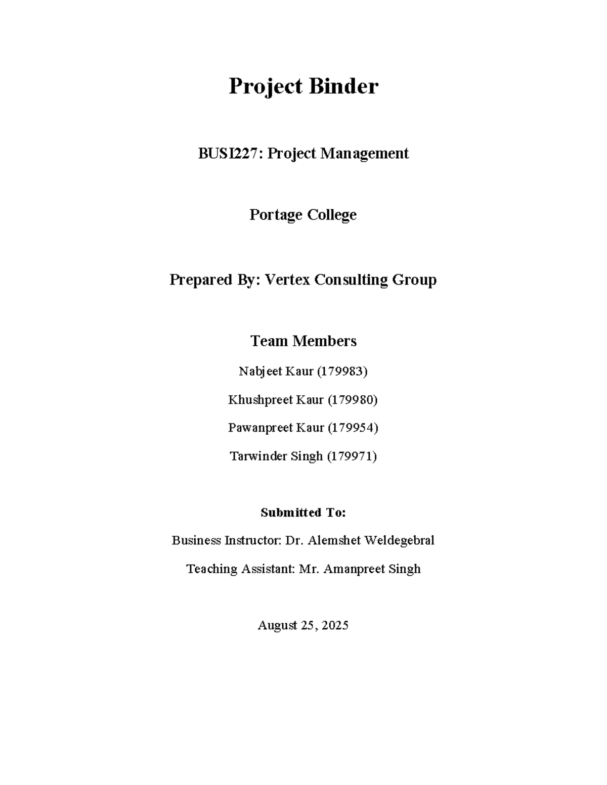 Final Project Binder for BUSI227: GRD Corporation Analysis - Studocu